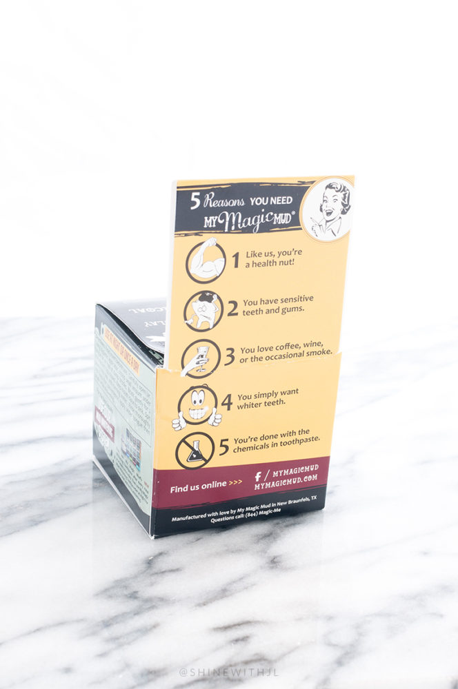 My Magic Mud Whitening Tooth Powder Review - Shine with JL