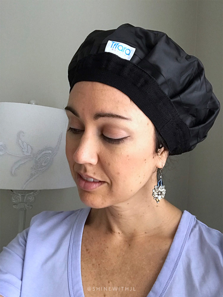 How To Deep Condition Curly Hair With A Heat Cap - Shine with JL