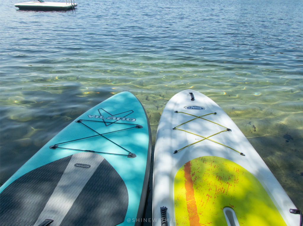 Difference Between Inflatables and Plastic Paddle Boards - Shine with JL