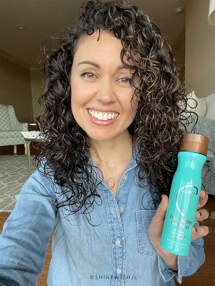 How A Hard Water Shampoo Fixed My Curly Hair - Shine with JL