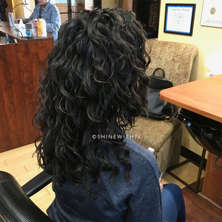 Layered Curly Hair: The Big Chop For Spring - Shine with JL