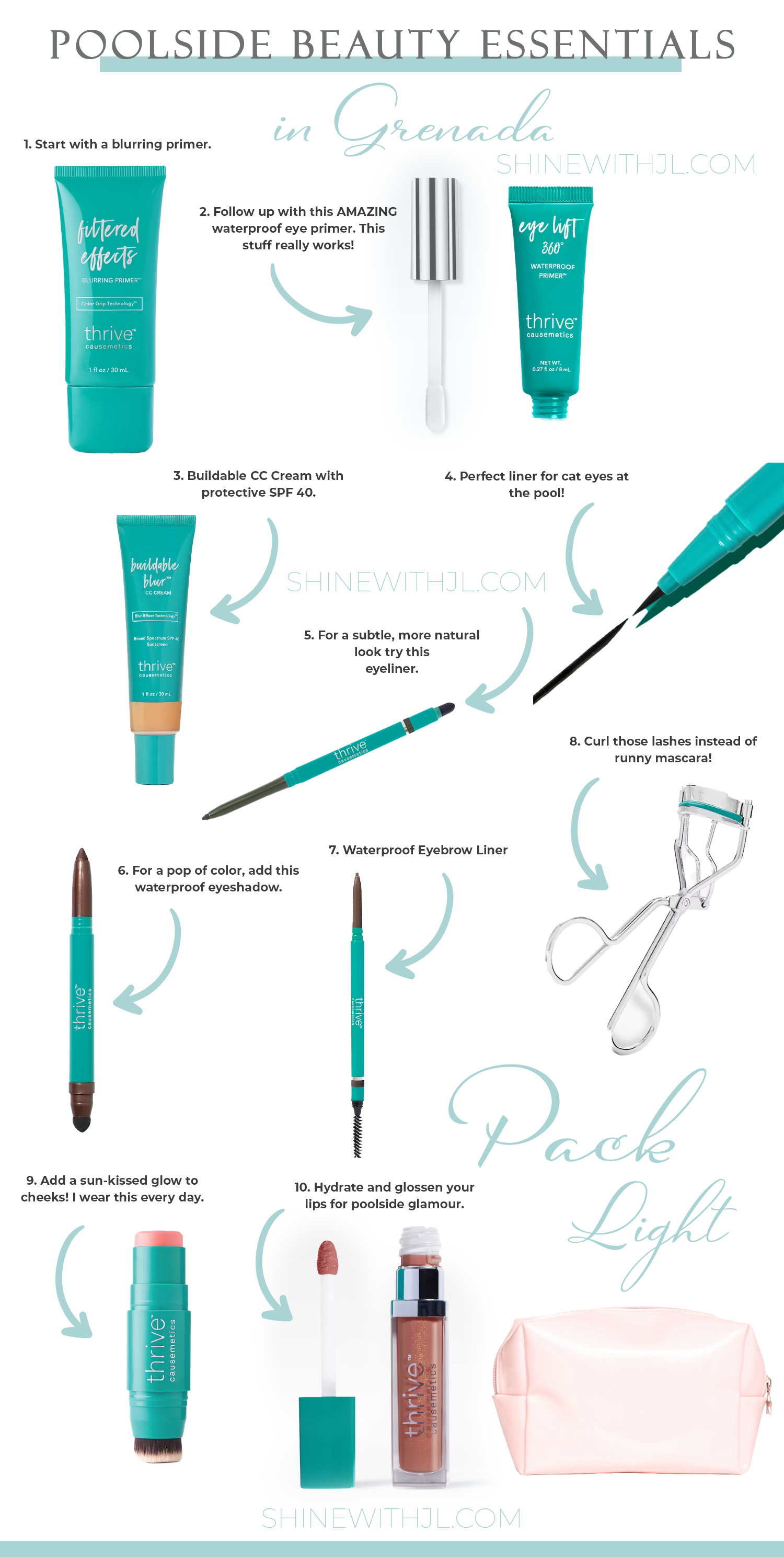 Unveiling Poolside Perfection: Thrive Causemetics' Top 10 Gems