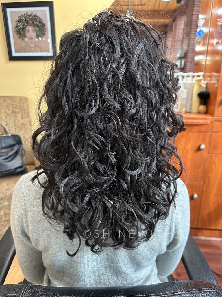 Best Haircut for 2C Hair: My Spring Curly Cut Before Italy - Shine with JL